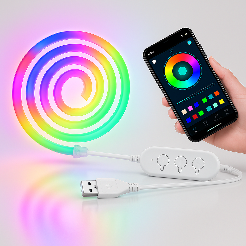 LED Streifen Smart Flex Design App Steuerung Beleuchtung – Verodie