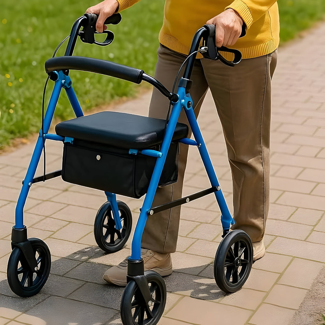 Rollator Leichtgewicht Faltbar Mit Sitz Senioren – Verodie